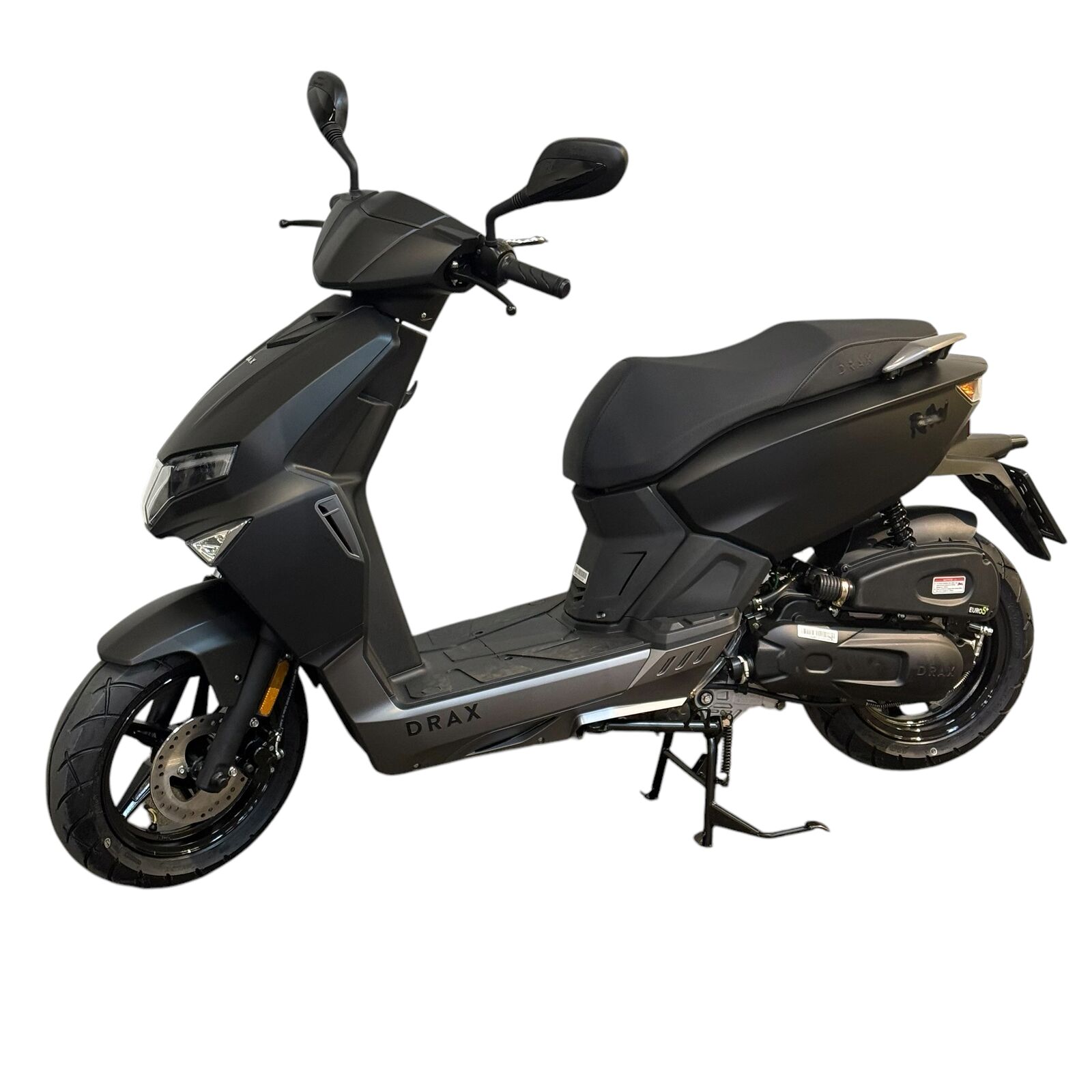 Köp Drax Raw 45km/h EFI Mattsvart - Scooterhuset.se